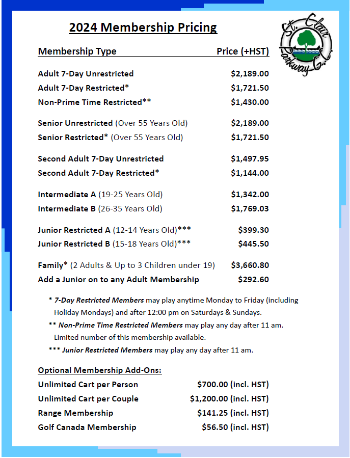Memberships – St. Clair Township Community Services