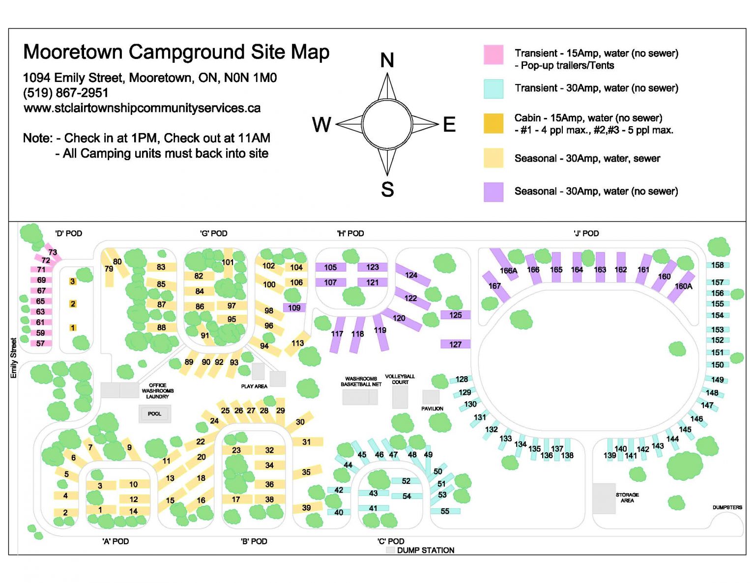 Mooretown Campground – St. Clair Township Community Services